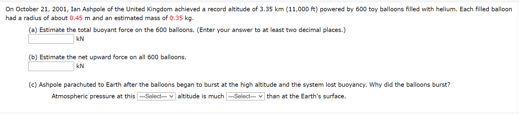 Solved On October 21, 2001, Ian Ashpole of the United | Chegg.com