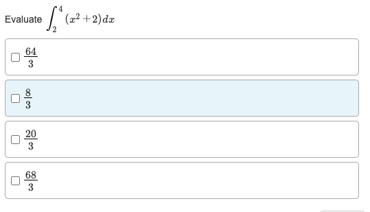 Solved Evaluate 64 3 U co/00 U U off (² 20 3 68 3 (x²+2) | Chegg.com
