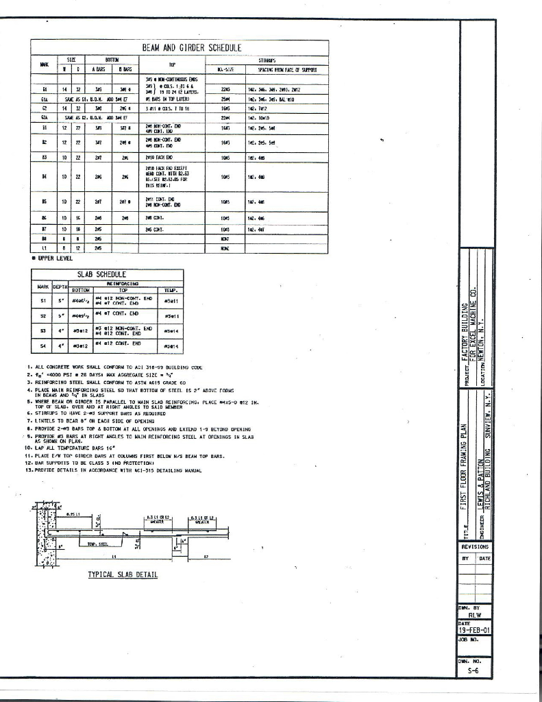 Using the provided structural plan for RC system, | Chegg.com