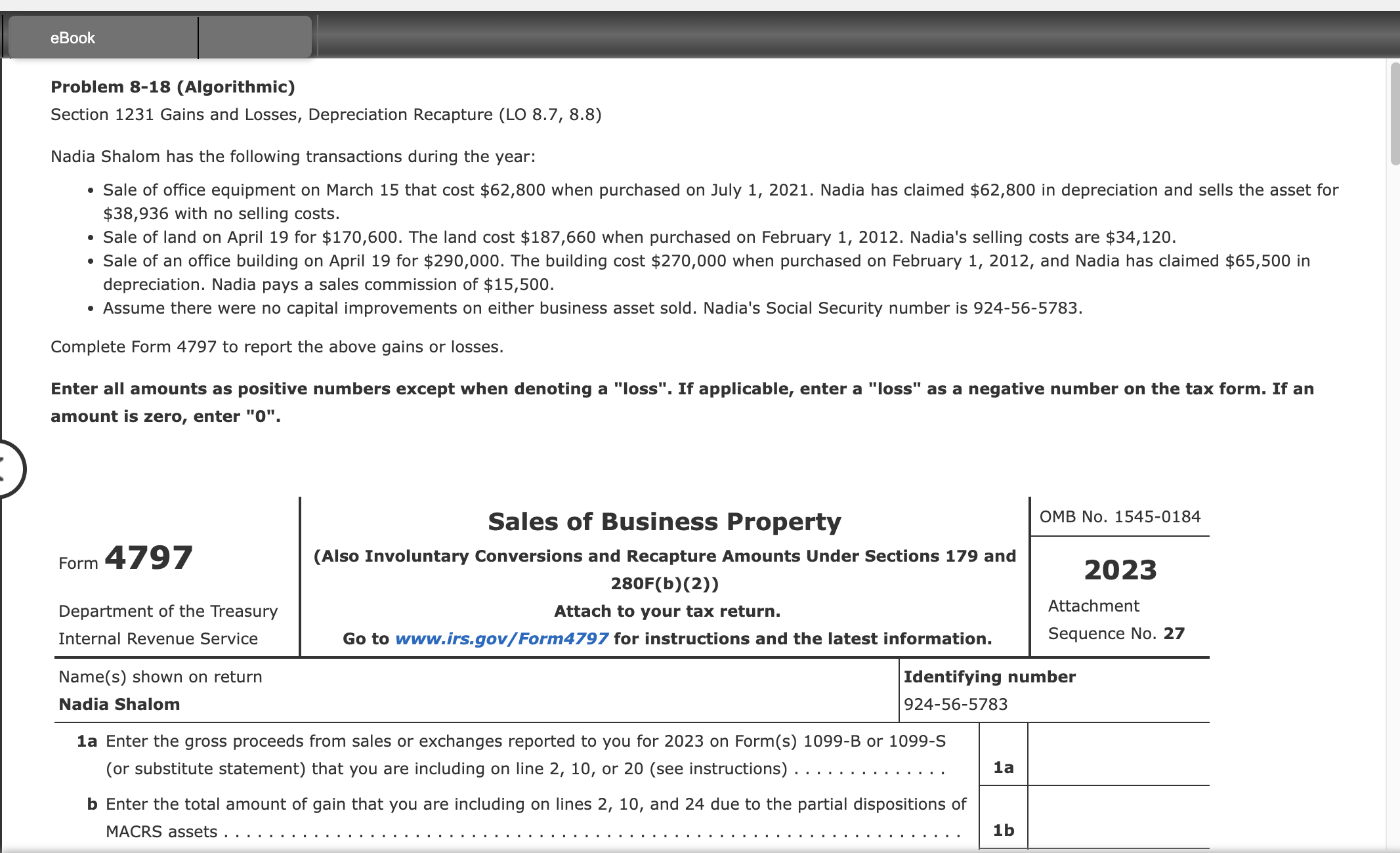 Solved Part I box 2 ﻿d, ﻿e, ﻿f, ﻿and G needs to be fill out. | Chegg.com