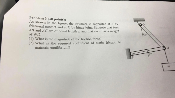 Solved Problem 3 (30 points): As shown in the figure, the | Chegg.com