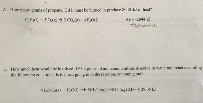 Solved How many grams of propane, C_3H_8 must be burned to | Chegg.com