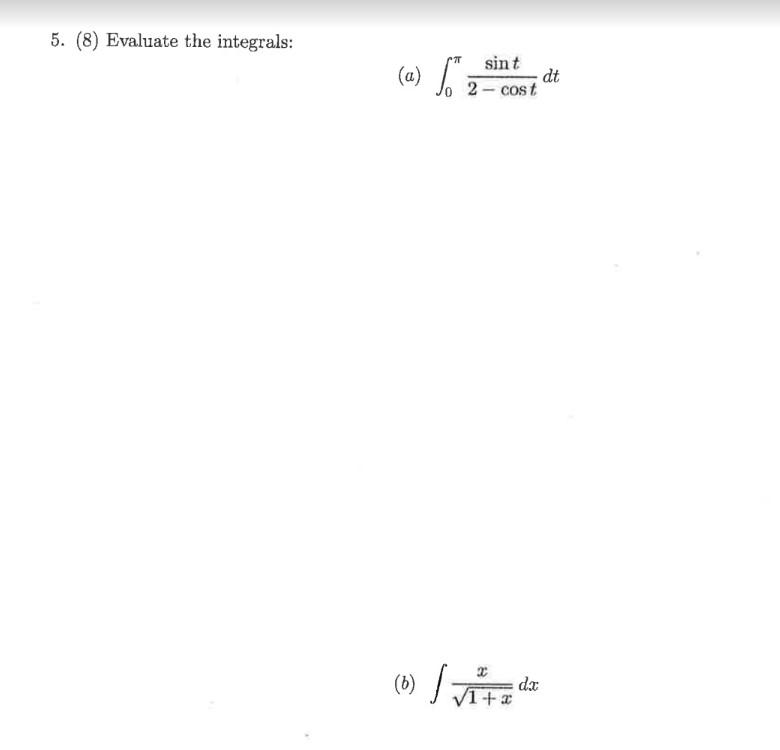 Solved 6. (8) Find the area of the region bounded by the | Chegg.com