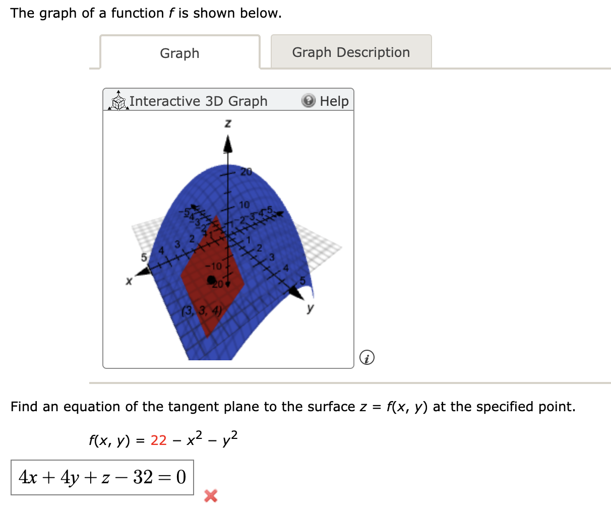 Solved The x y z-coordinate system is given. A paraboloid, | Chegg.com