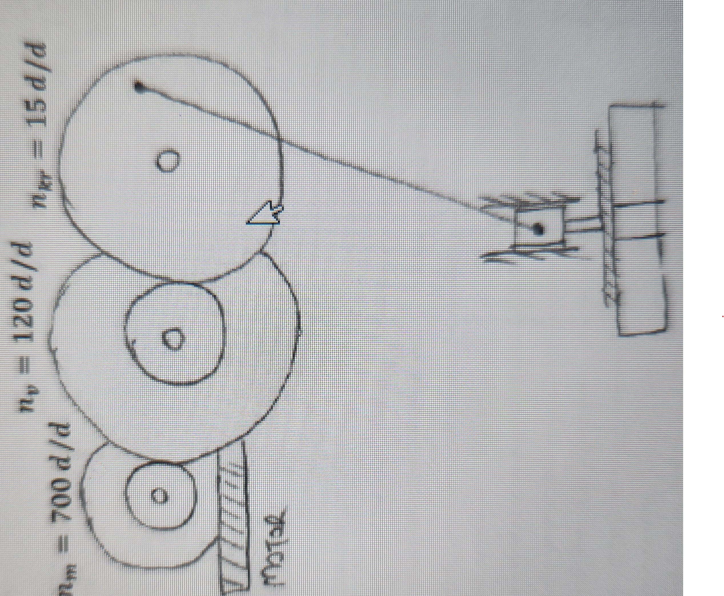 The eccentric press using the crank connecting rod | Chegg.com