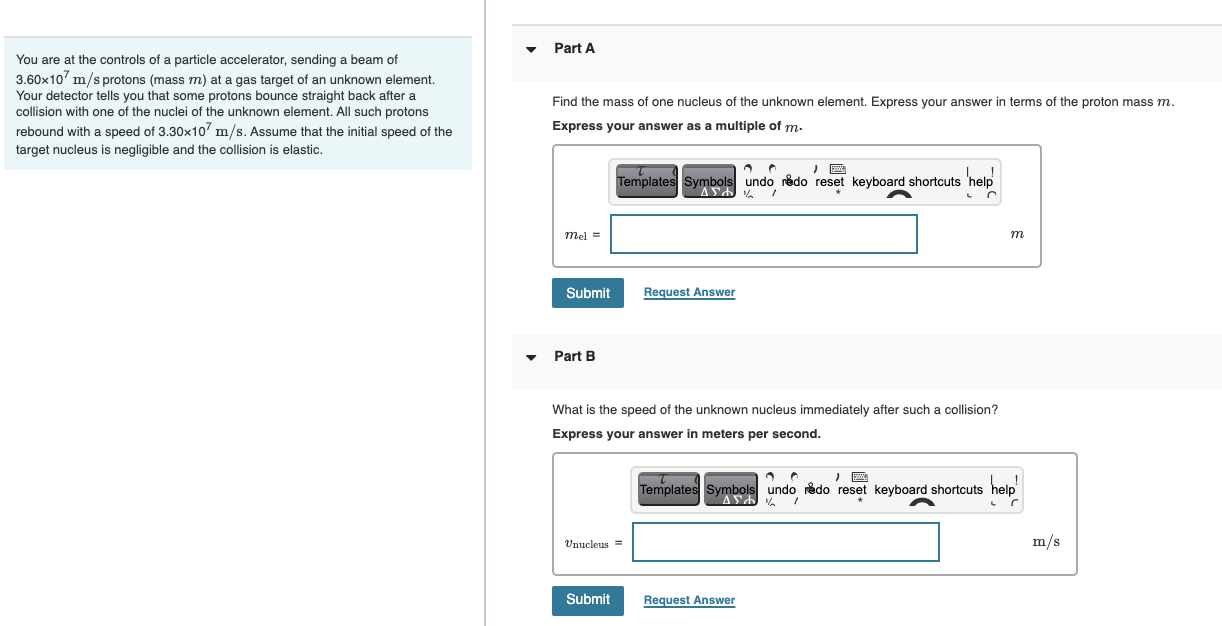 Solved Part A You are at the controls of a particle | Chegg.com