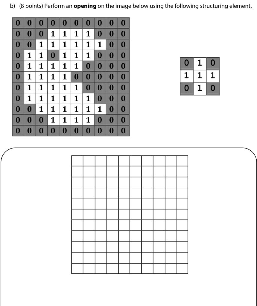 Problem 2: Image Processing (24 points) a) (8 points) | Chegg.com