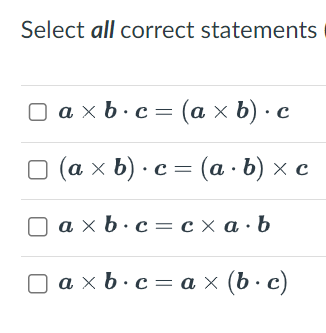 Solved Select all correct statements | Chegg.com