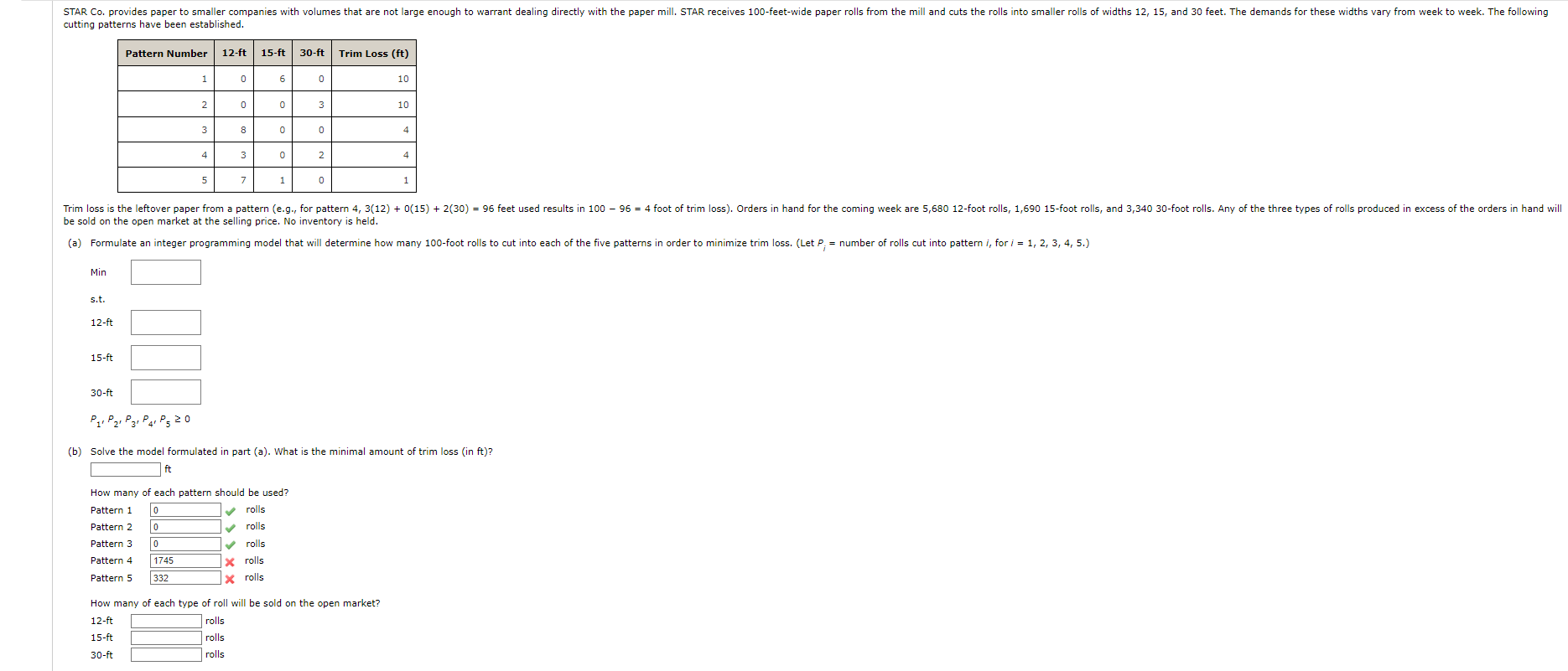 Solved STAR Co. provides paper to smaller companies with | Chegg.com