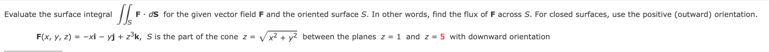 Solved Evaluate the surface integral S F · dS for the given | Chegg.com