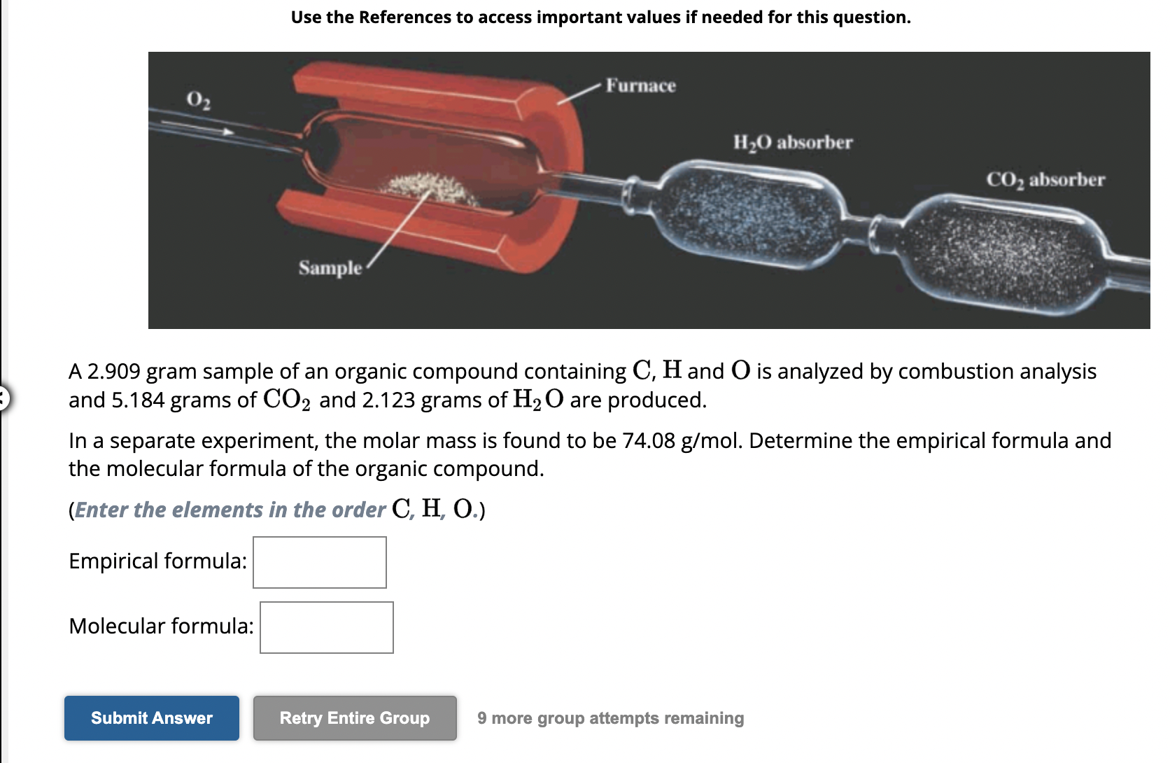 Solved Use the References to access important values if | Chegg.com