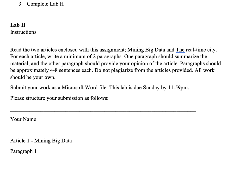Solved Hello, could you please write one paragraph summary | Chegg.com