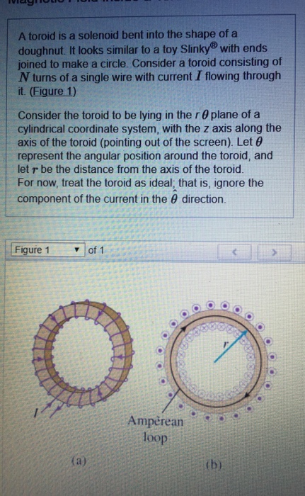 Solved A toroid is a solenoid bent into the shape of a | Chegg.com
