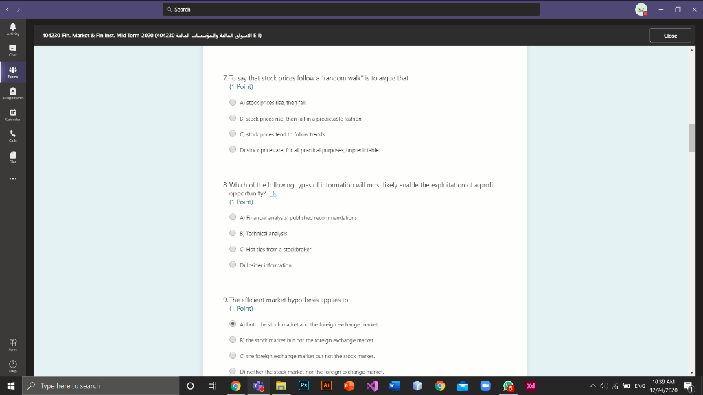Solved Q Search 52 1 Active 404230 Fin. Market & Fin Inst. | Chegg.com