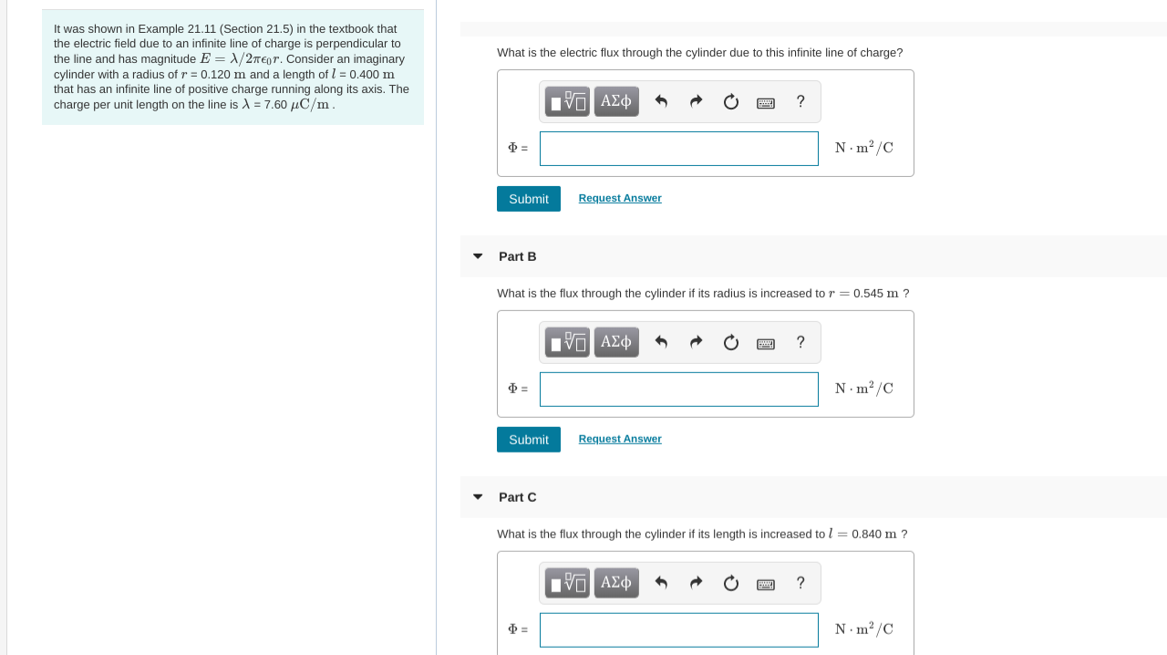 Solved It was shown in Example 21.11 (Section 21.5) in the | Chegg.com