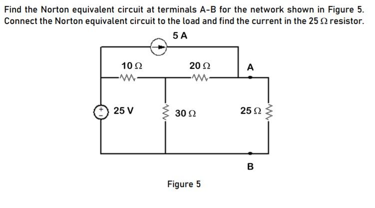 Solved Find the Norton equivalent circuit at terminals A-B | Chegg.com
