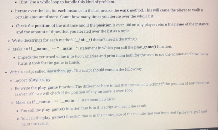 Solved Write a script called players.py. This script | Chegg.com