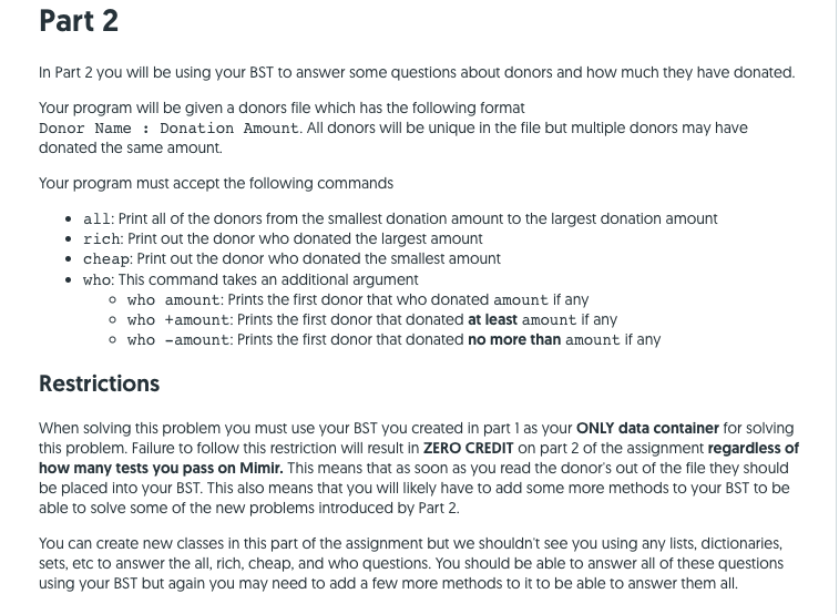 Solved Part 1 In the starter code, you have been provided | Chegg.com