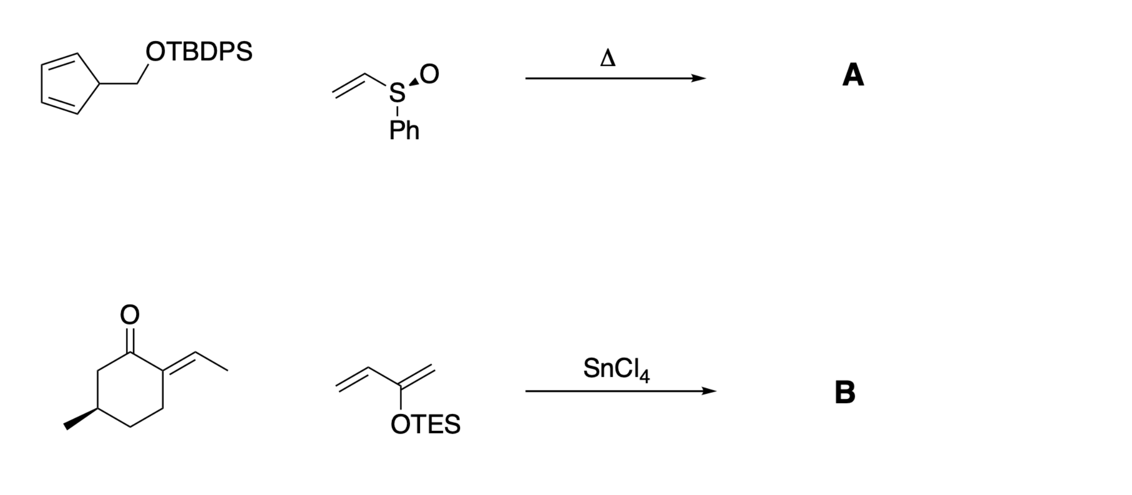 Solved For each reaction shown below draw the product. Make | Chegg.com