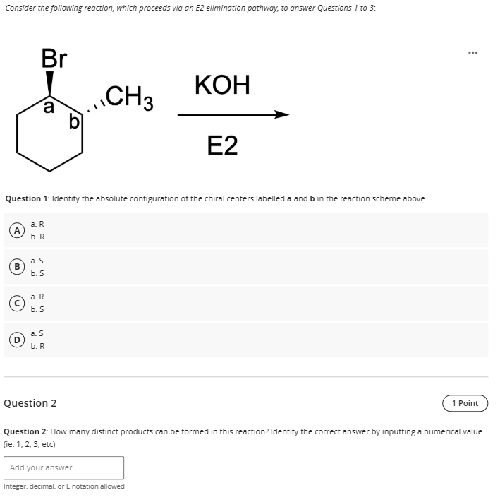 Solved Consider the following reaction, which proceeds via | Chegg.com