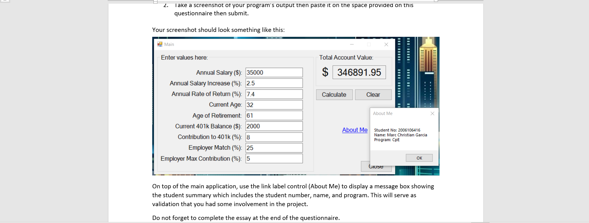 C# Codes in Visual Studio Community 2019, | Chegg.com