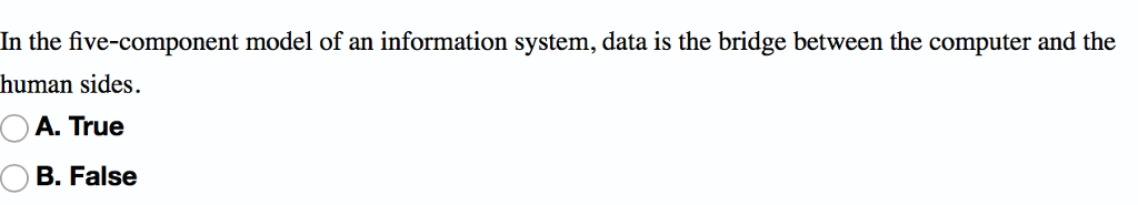 Solved The five-component framework applies to simple and | Chegg.com