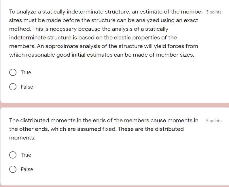Solved To analyze a statically indeterminate structure, an | Chegg.com