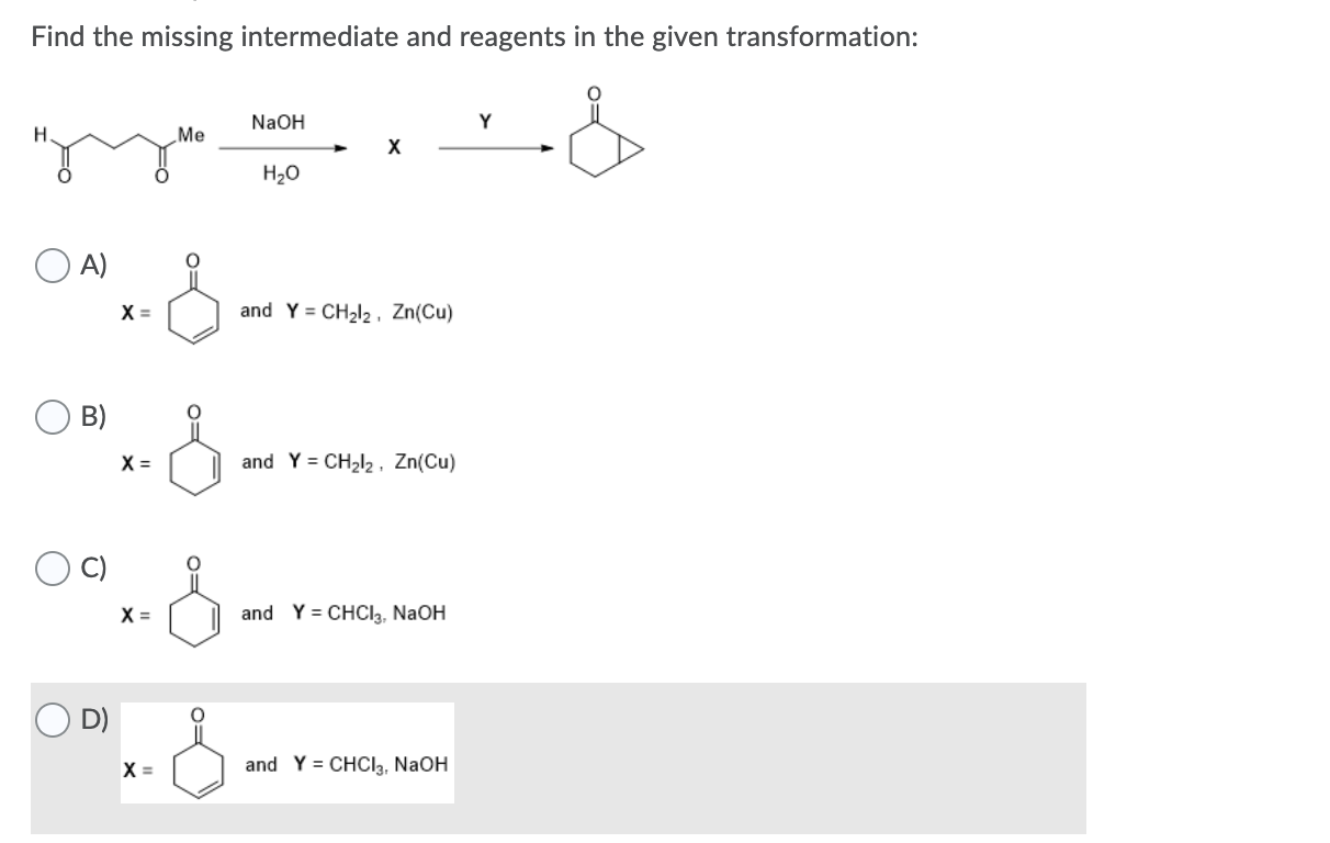 Solved Complete the short synthesis below by providing the | Chegg.com