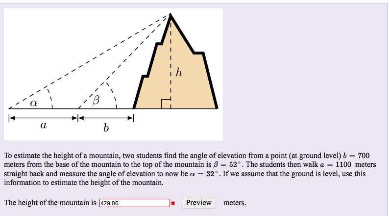 How Tall Is A Mountain In Meters