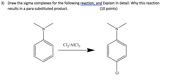 Solved 3) Draw the sigma complexes for the following | Chegg.com