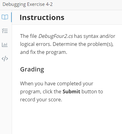 Solved Help please in c sharp The is the code that was | Chegg.com