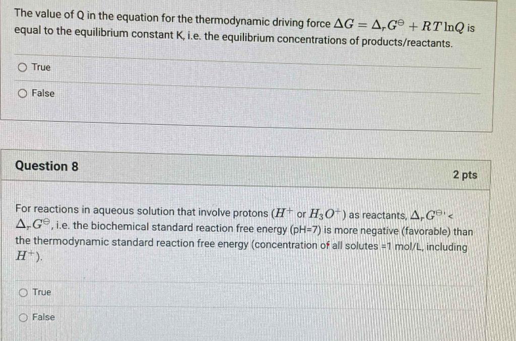 Solved The value of Q in the equation for the thermodynamic | Chegg.com