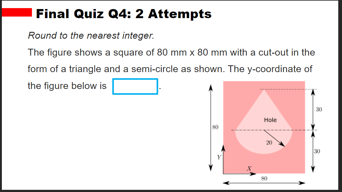 Solved Round to the nearest integer. The figure shows a | Chegg.com