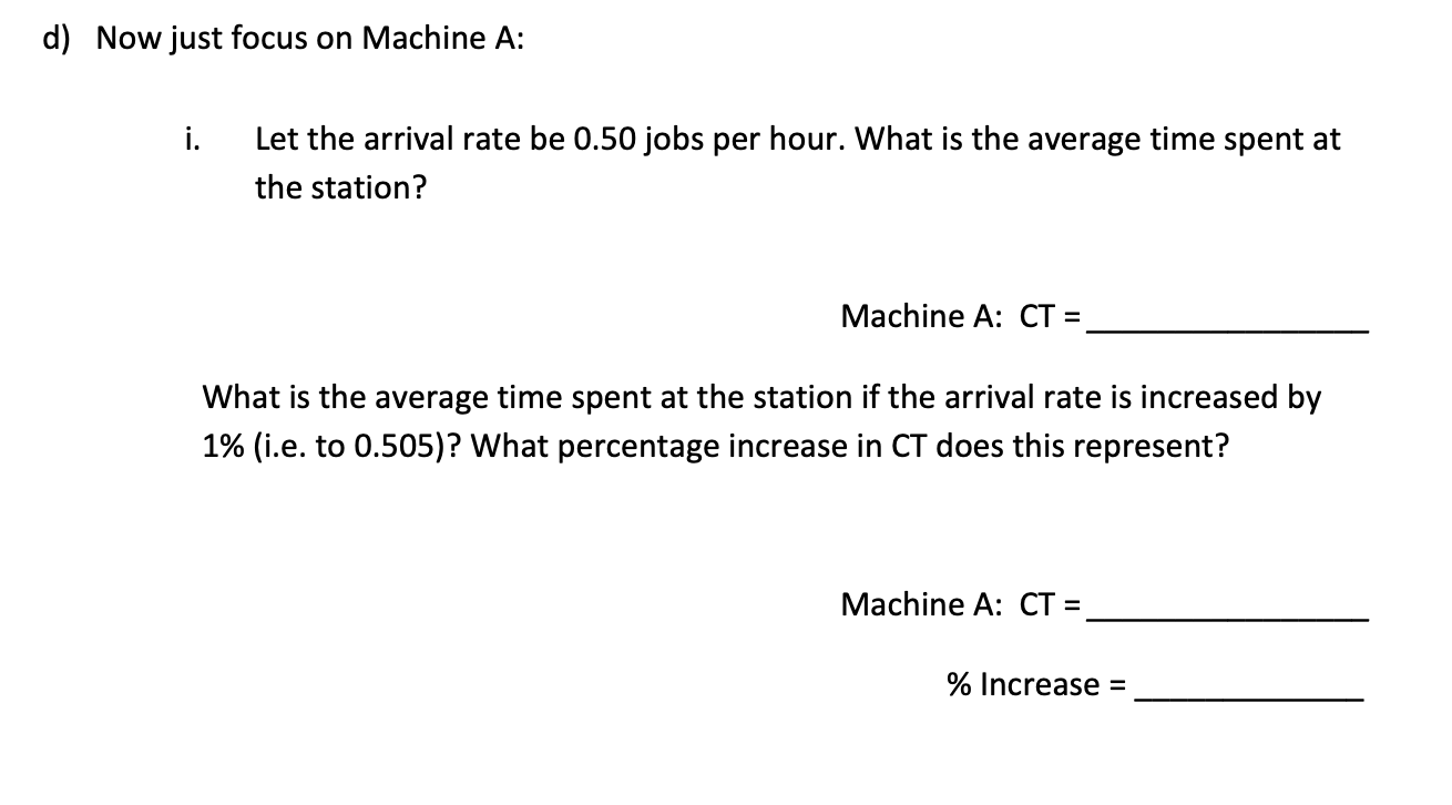 Solved 3. Consider two different machines A and B, either of | Chegg.com