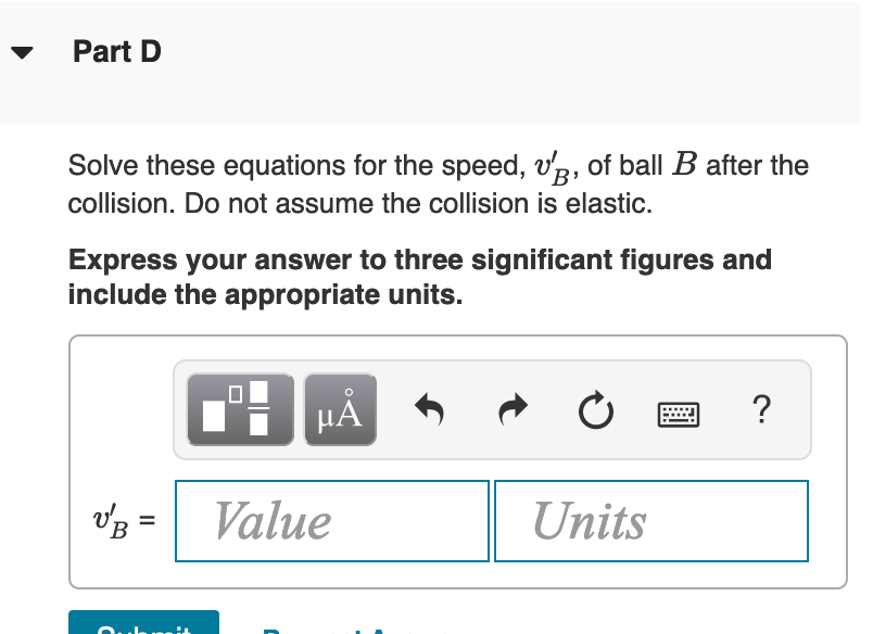 Solved = Billiard ball A of mass mA = 0.120 kg moving with | Chegg.com