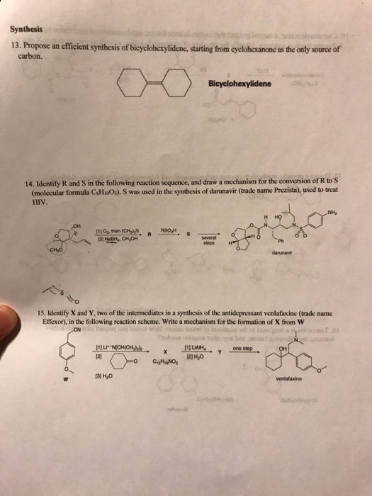 Solved Synthesis 13. Propose an efficient synthesis f | Chegg.com