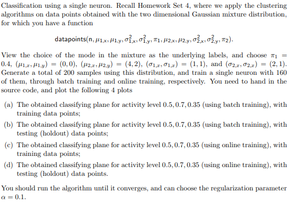 Redo HW 7 problem 1, but this time using support | Chegg.com