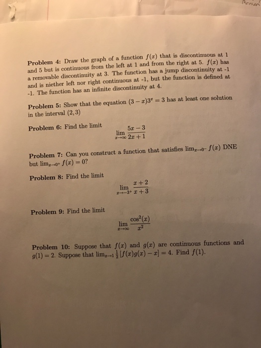 Solved Problem 1: Copy all of the definitions and theorems | Chegg.com