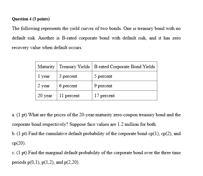 Solved Question 4 (3 ﻿points) ﻿The following represents the | Chegg.com