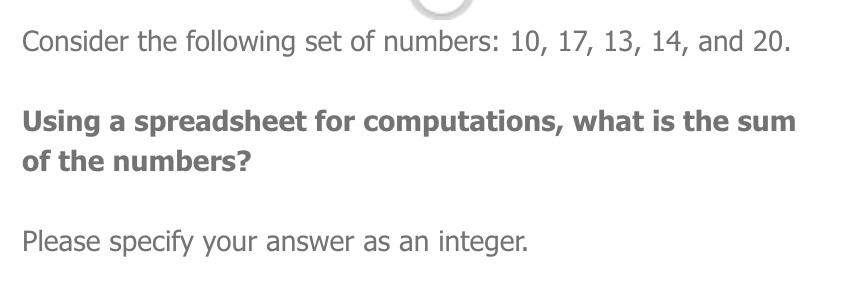 Solved Consider the following set of numbers: 10,17,13,14, | Chegg.com