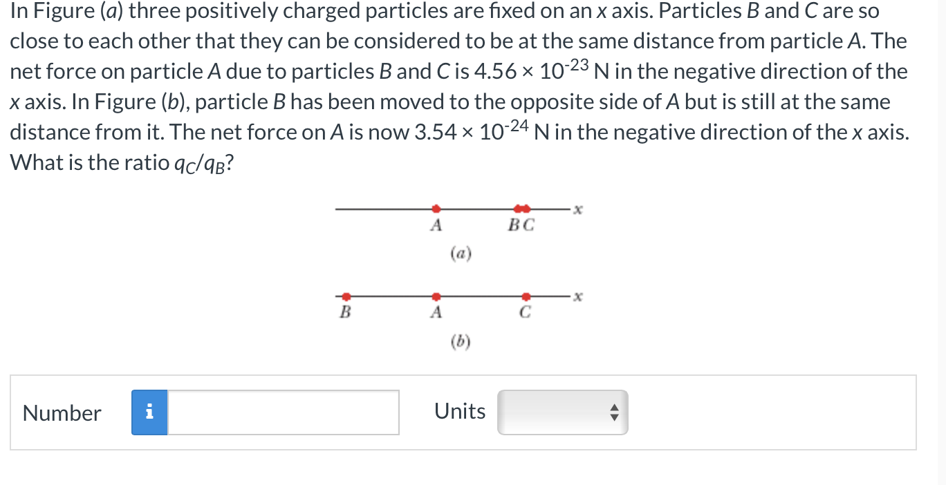 Solved In Figure (a) three positively charged particles are | Chegg.com