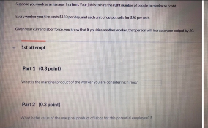 Solved Suppose You Work As A Manager In A Firm Your Job Is 