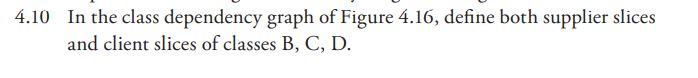 Solved Figure 416 A Class Dependency Graph 410 In The 7712