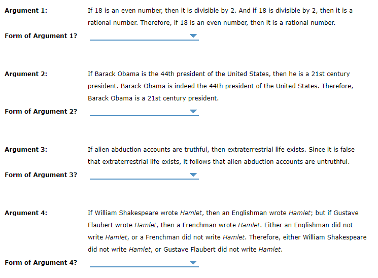 Solved Choices: affirming the consequent, denying | Chegg.com