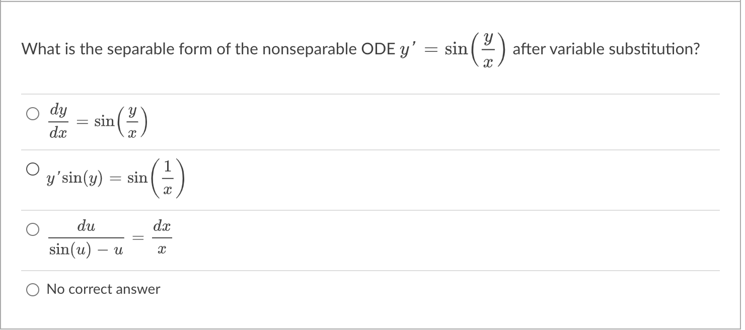 Solved I try to find the general solution of an ODE and | Chegg.com