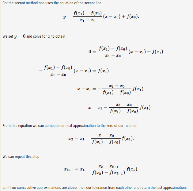 Solved (a) Create a flowchart for the secant method. (6) | Chegg.com