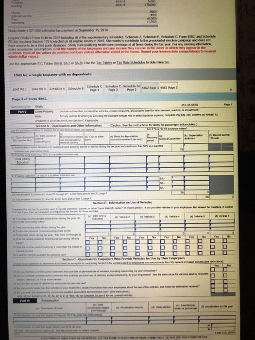 Shelly Beaman (social security number 412-34-5670) s | Chegg.com