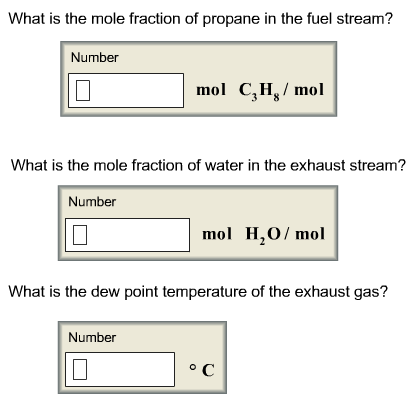 Solved A mixture of propane and butane is fed into a furnace | Chegg.com