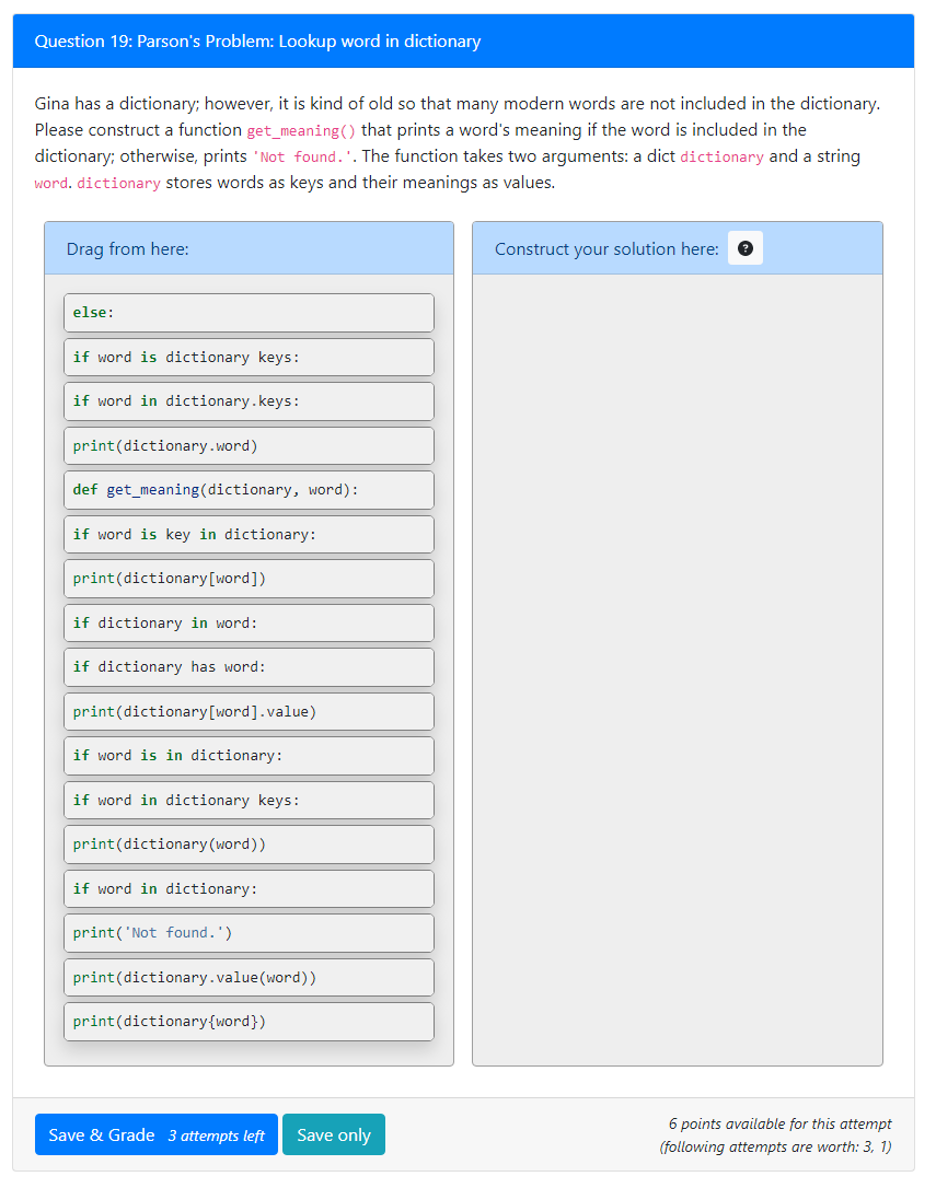 Solved Gina has a dictionary; however, it is kind of old so | Chegg.com