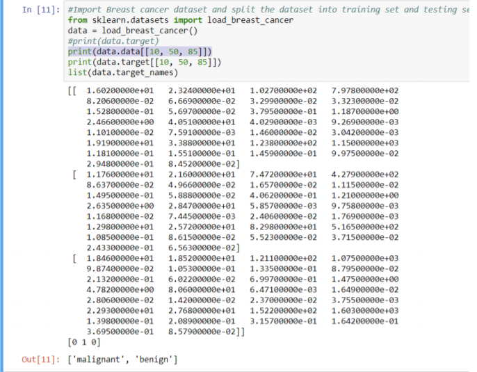 Solved II. Use the GaussianNB that we learned in the class | Chegg.com